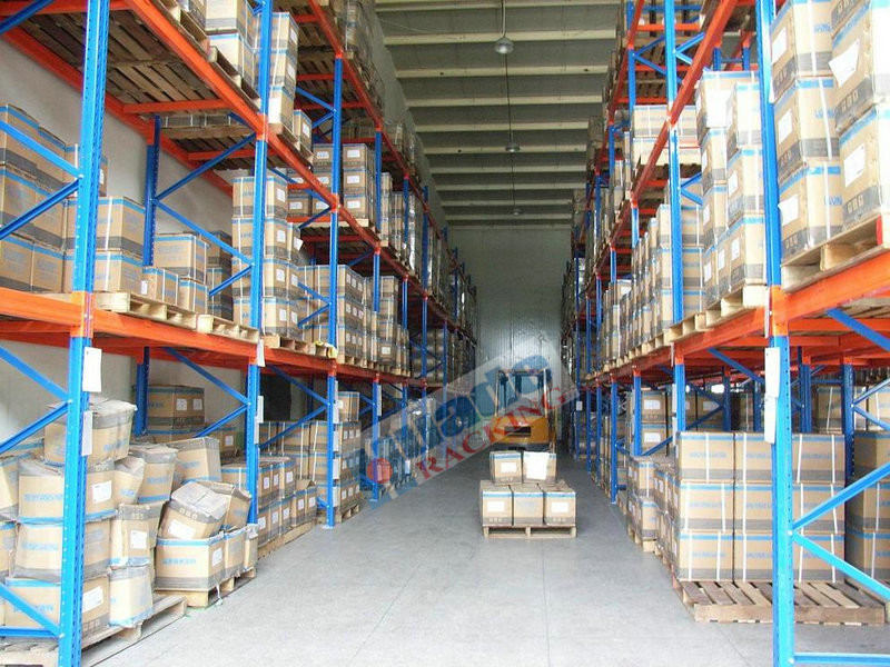 2500kg Q235B Double Deep Selective Racking สำหรับคลังสินค้า